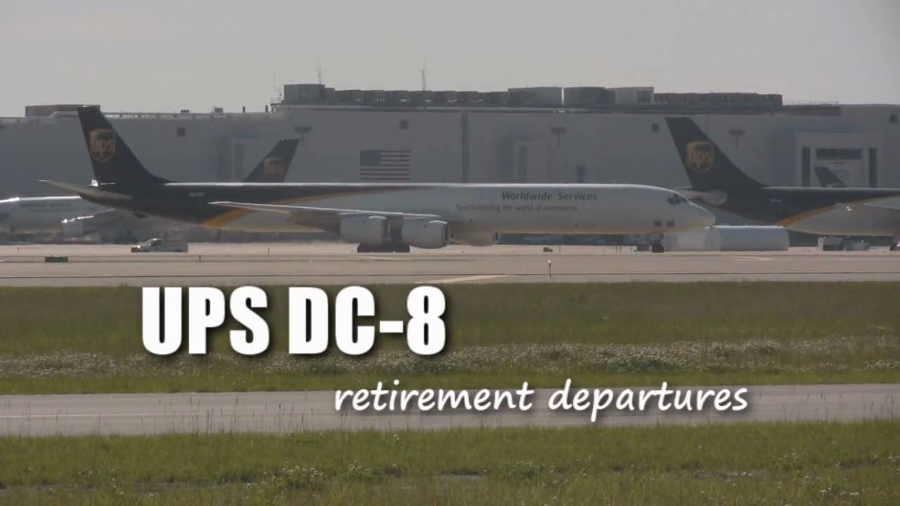 DC-8 Retirement Flight (UPS) - YouTube