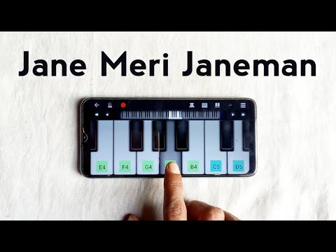 Jane Meri Janeman Bachpan Ka Pyar Mera Bhul Nahin Jana Re | Perfect Piano | Mobile Piano | Walkband