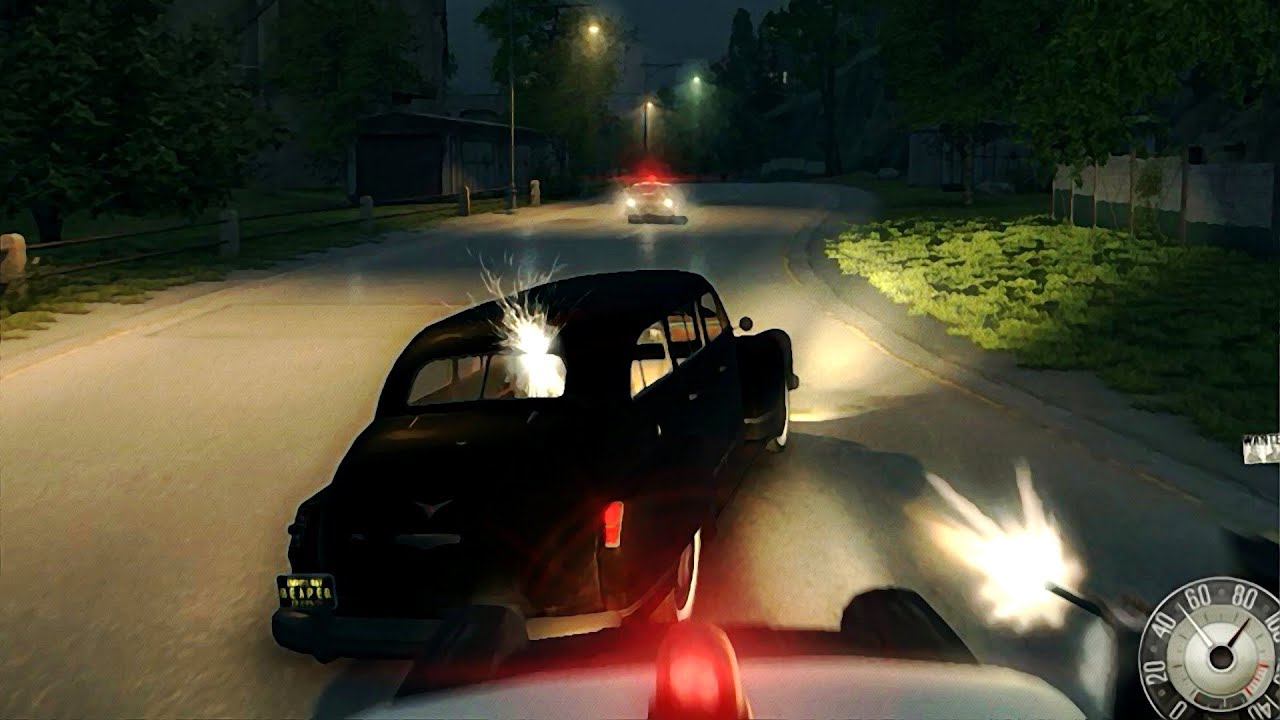 Mafia 2 Mayhem - Downhill Car Chase! - YouTube