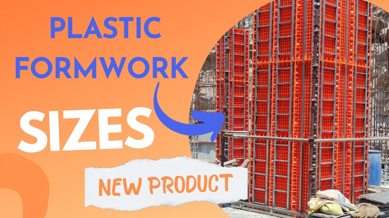 Plastic formwork Shuttering system -Panel sizes by Plastoform Solution #formwork # ...