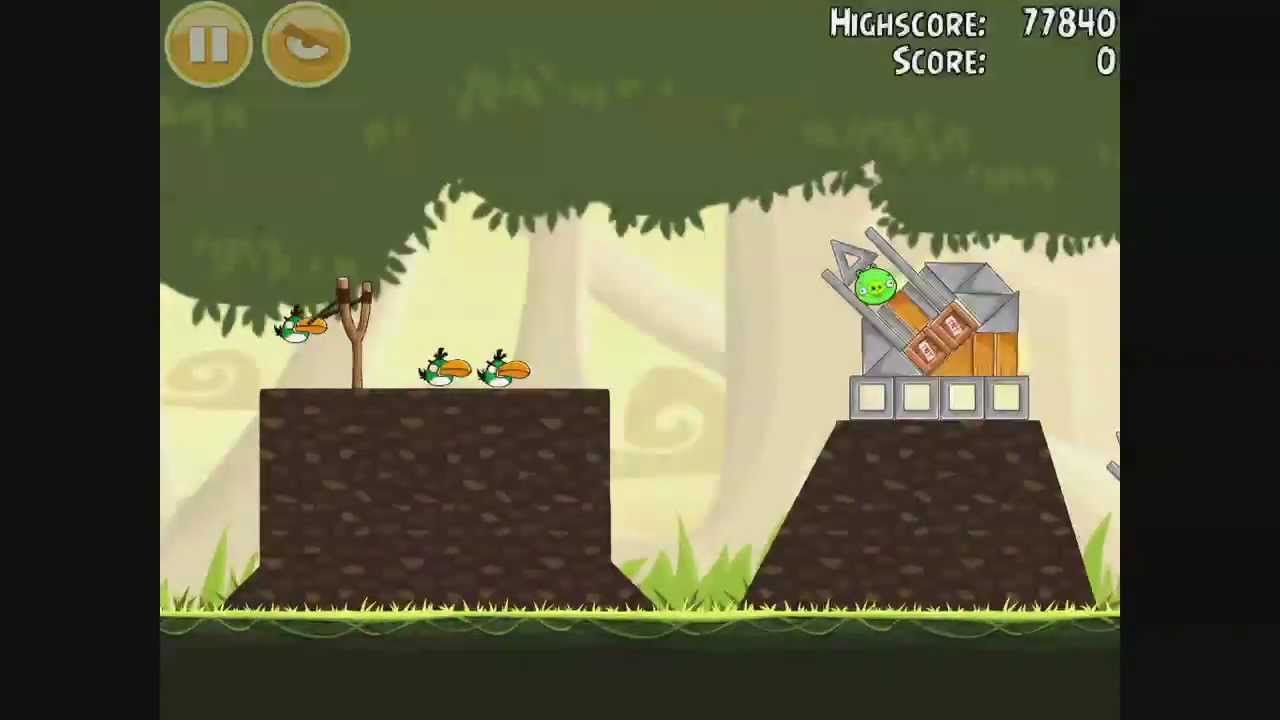 Angry Birds - Danger Above Level 6-6 Walkthrough 3 Stars - YouTube