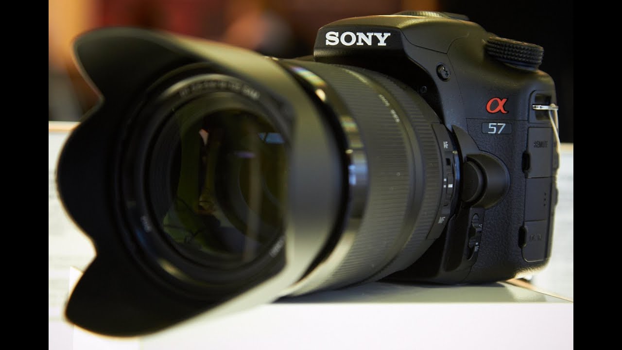 Sony Alpha 57 (SLT-A57) | Einsteiger-DSLT im Test [Deutsch] - YouTube