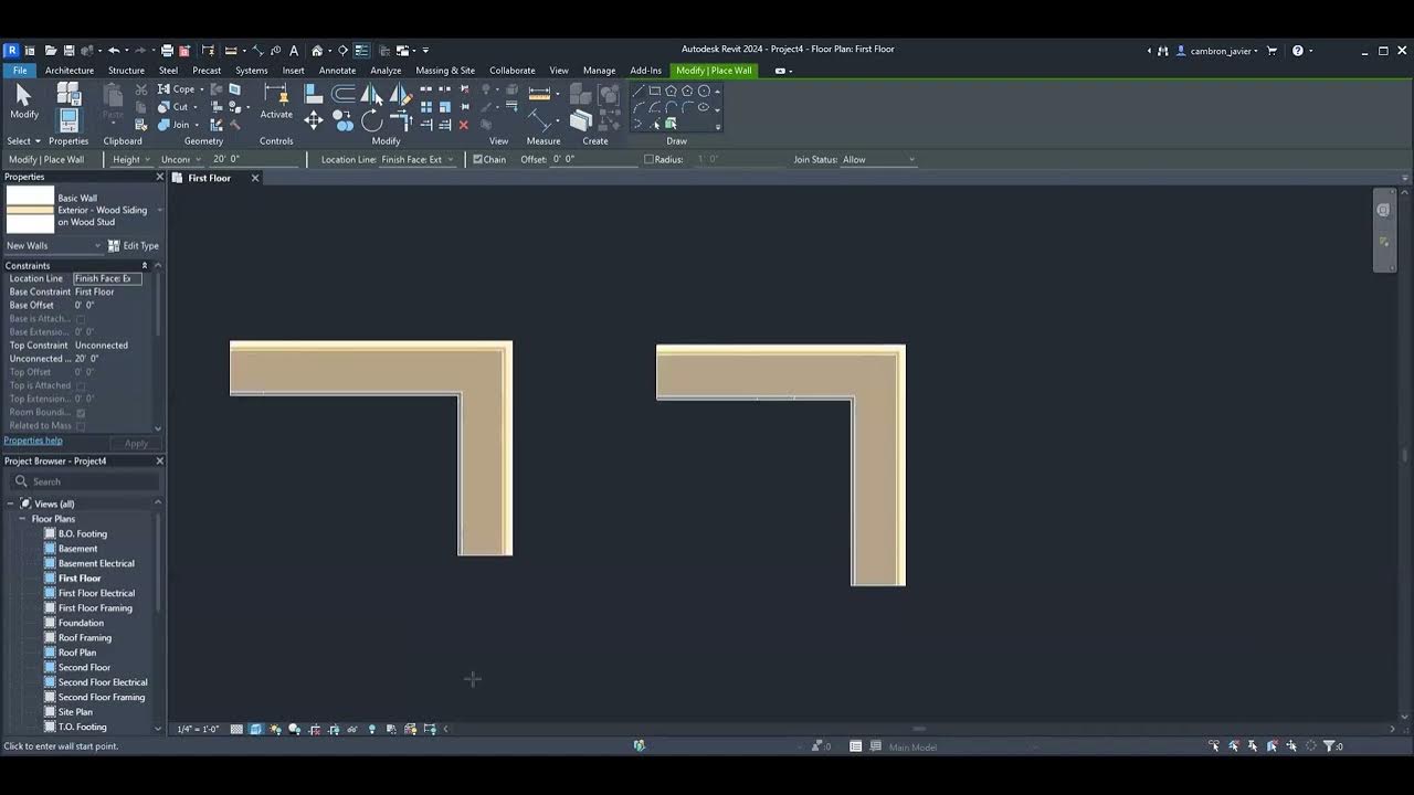 Revit Beginner Class - L5: Building Walls - YouTube