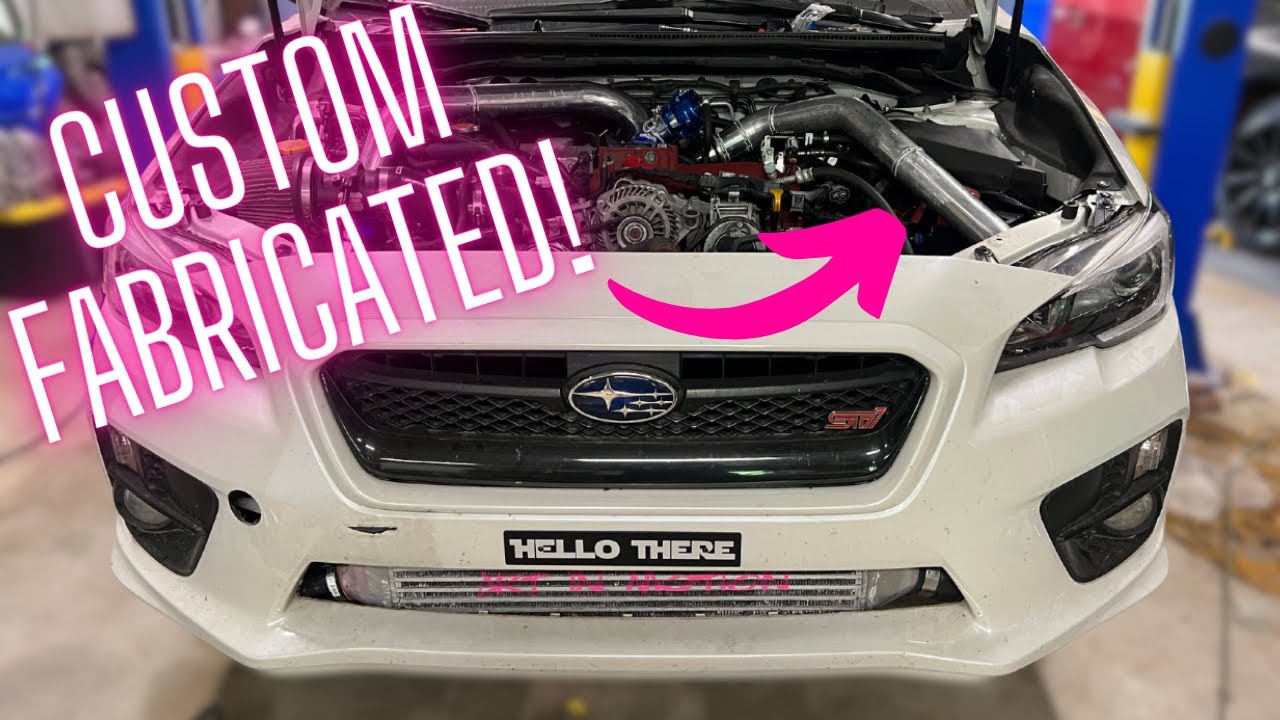 2015 Subaru STI FMIC No Bumper Cutting! - YouTube