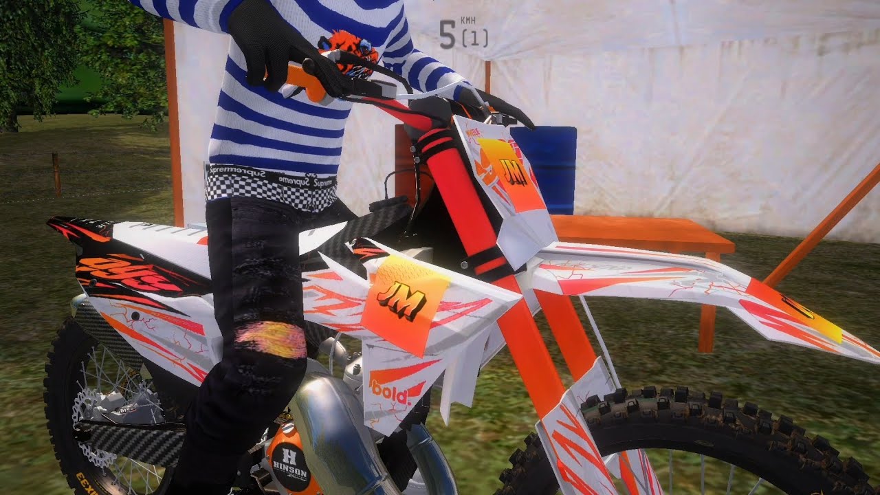 grafiche PERSONALIZZATE su Mx Bikes (Come Crearle) Mx Bikes ita - YouTube