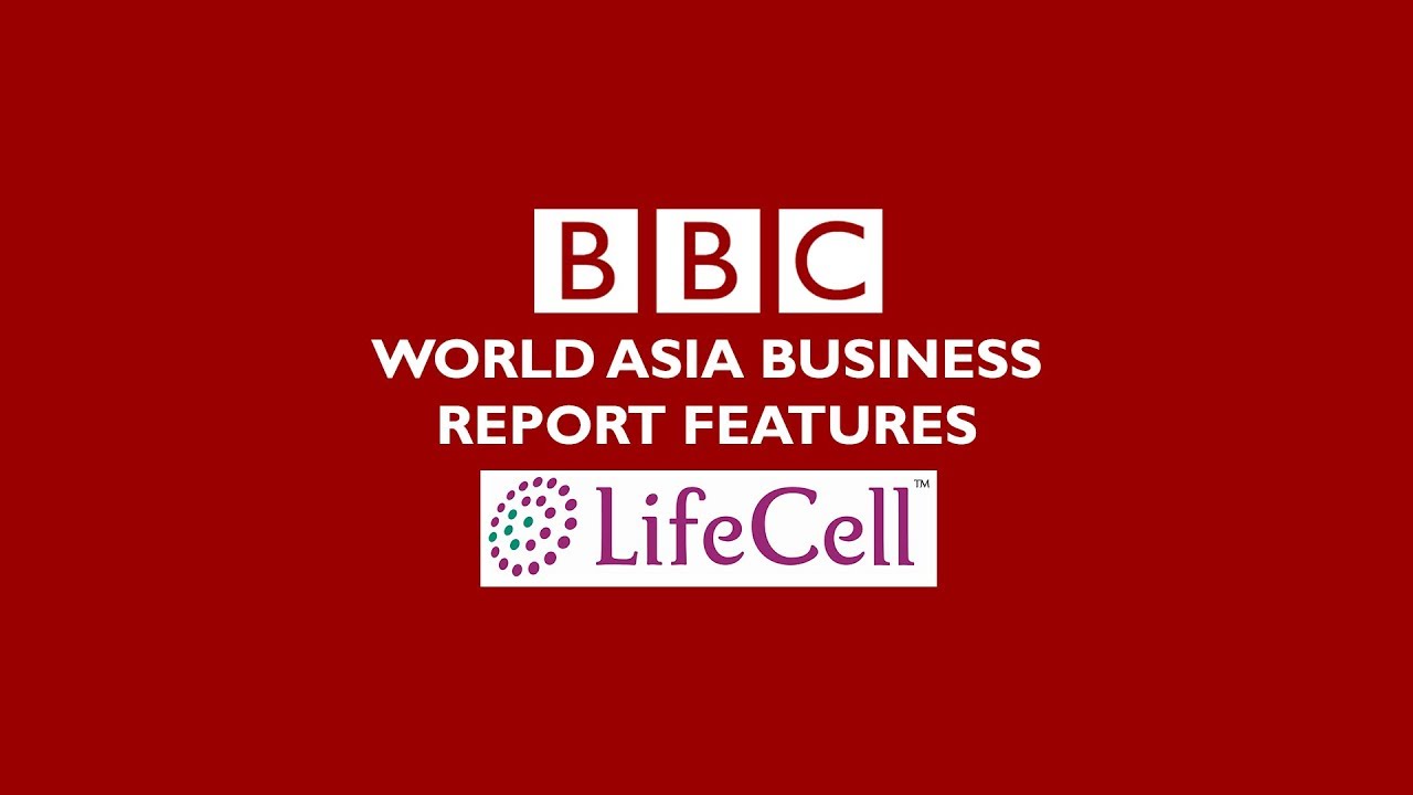 BBC World Asia Business Report features LifeCell - YouTube