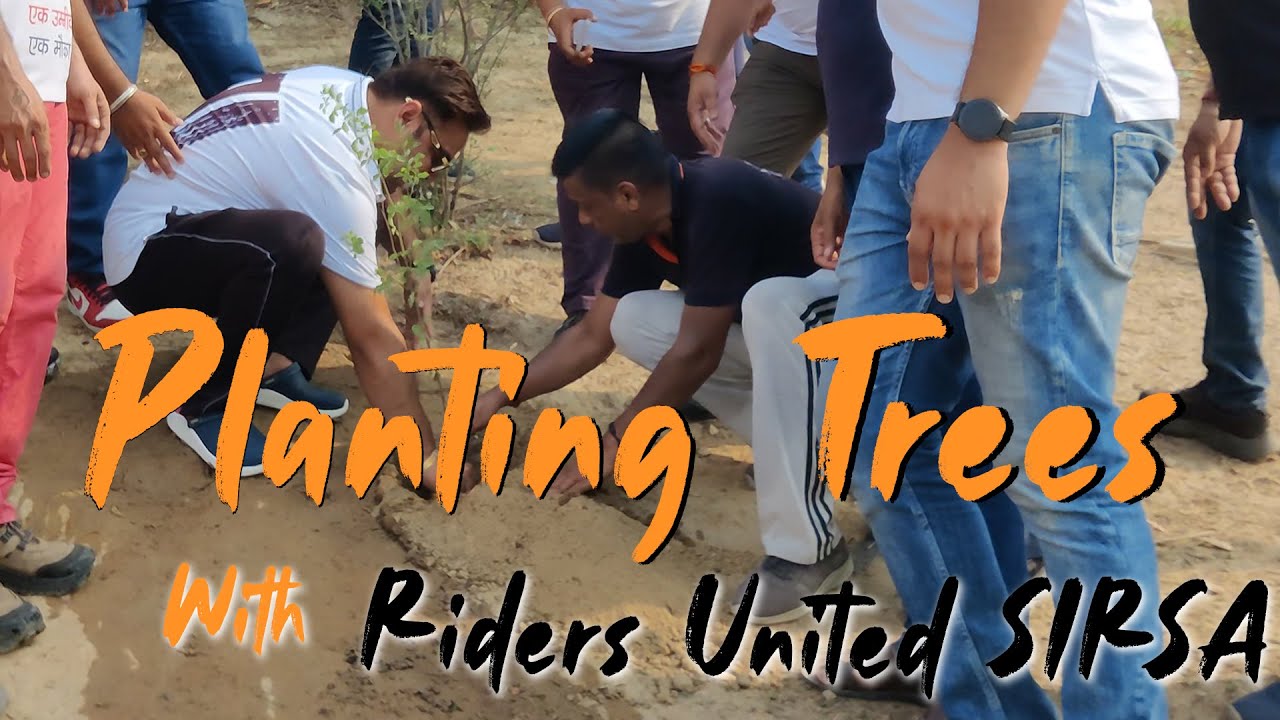 Tree Plantation by Riders United Sirsa and AGRAWAL SAMAJ - YouTube