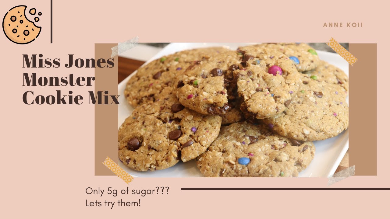 Cookie Time! Miss Jones Monster Cookie Mix ||| Only 5g of sugar ...