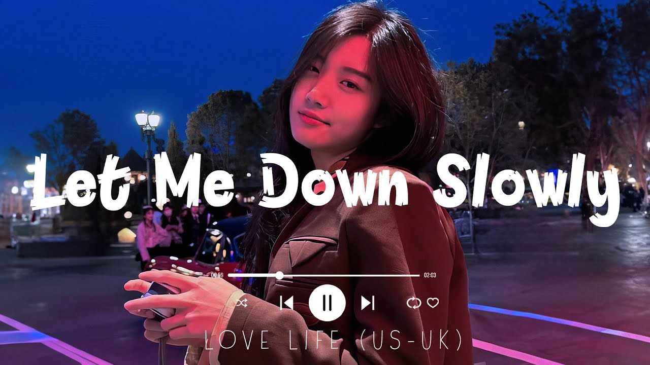 Let Me Down Slowly ♪ English Sad Songs Playlist ♪ Top English Songs ...