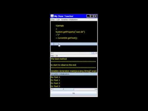 My Dear Teacher Text Presenter with 2 Objects type ListBox in Java with ...