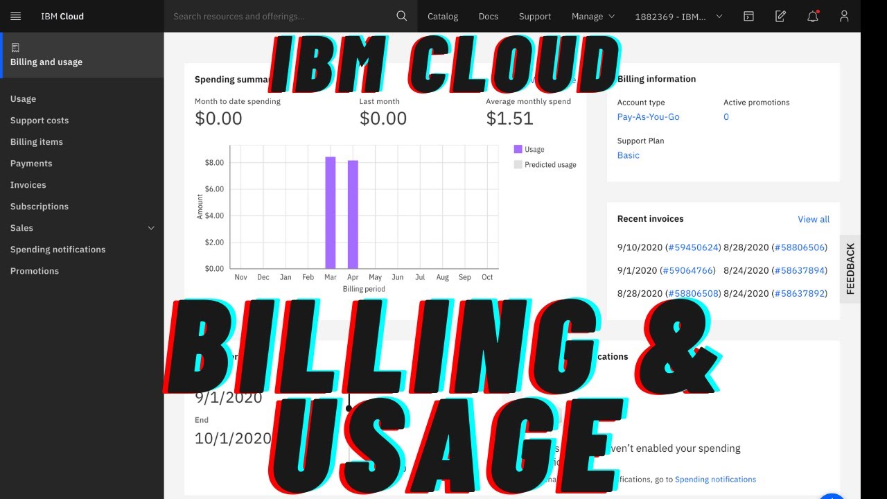 IBM Cloud Billing and Usage - IBM Cloud Fundamentals 4/6 - YouTube