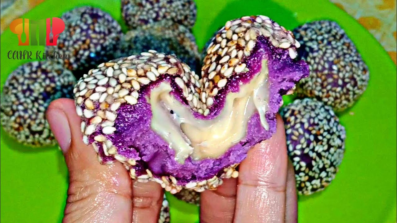 Ube cheese buchi recipe | sticky rice balls | pang negosyo - YouTube