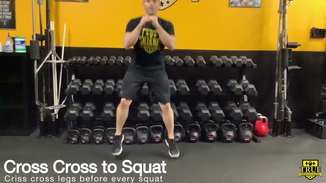 Criss Cross to Squat - YouTube