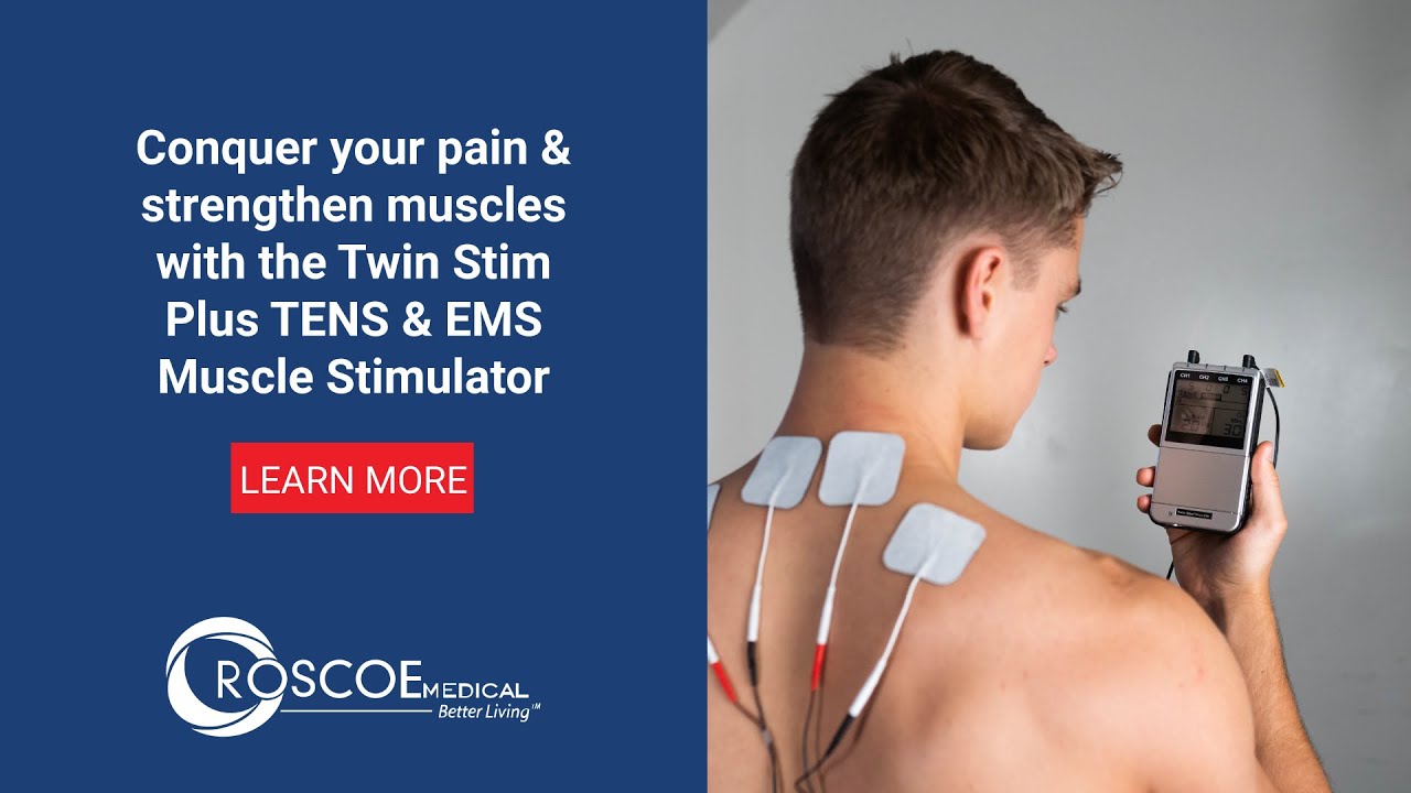 TwinStim Plus TENS & EMS Muscle Stimulator Product Video - YouTube