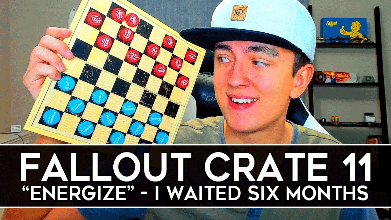 Fallout Crate #11 UNBOXING! - "Energize" | Nuka Checkers, Unique ...