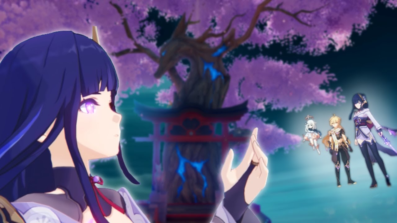 Try not to cry challenge in Genshin Impact 【Raiden Shogun Story Quest ...