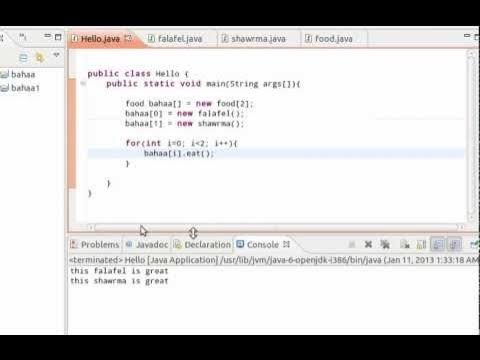 java tutorial - 35 - Introduction to Polymorphism - تعلم البرمجة بلغة ...