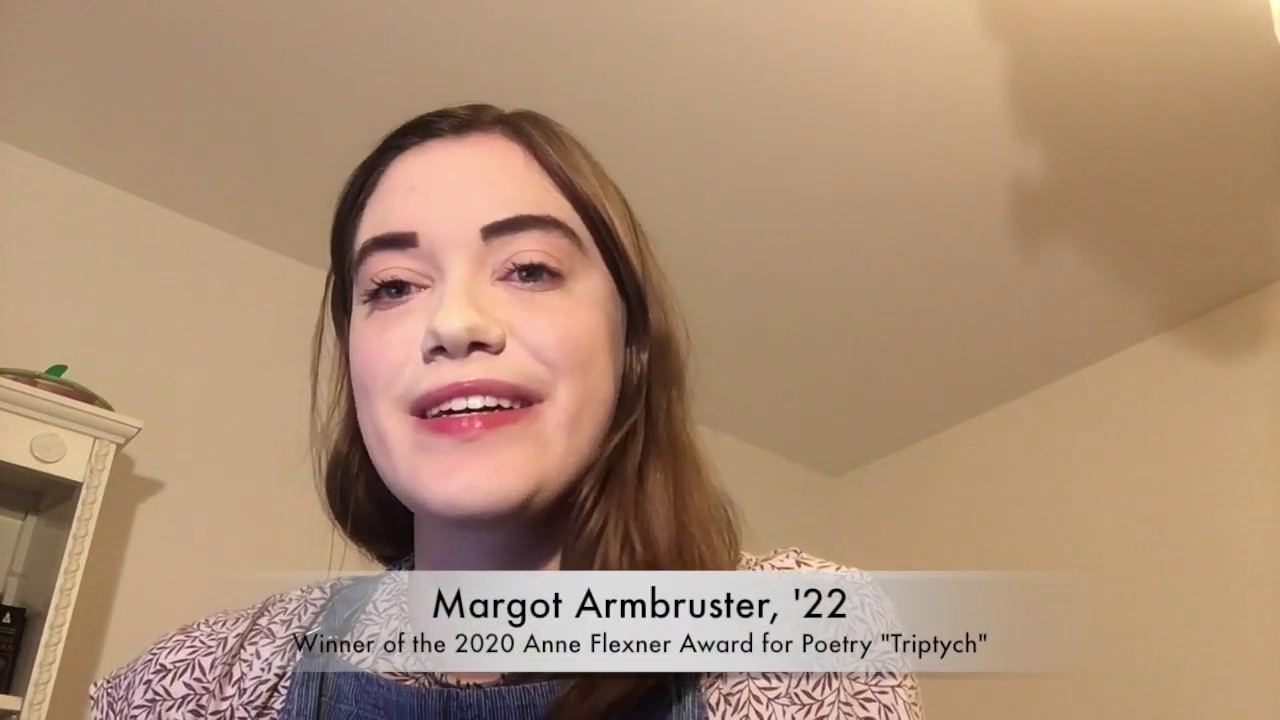 Shelter in Poetry Series: Margot Armbruster, '22, reads her poem "Triptych" - YouTube
