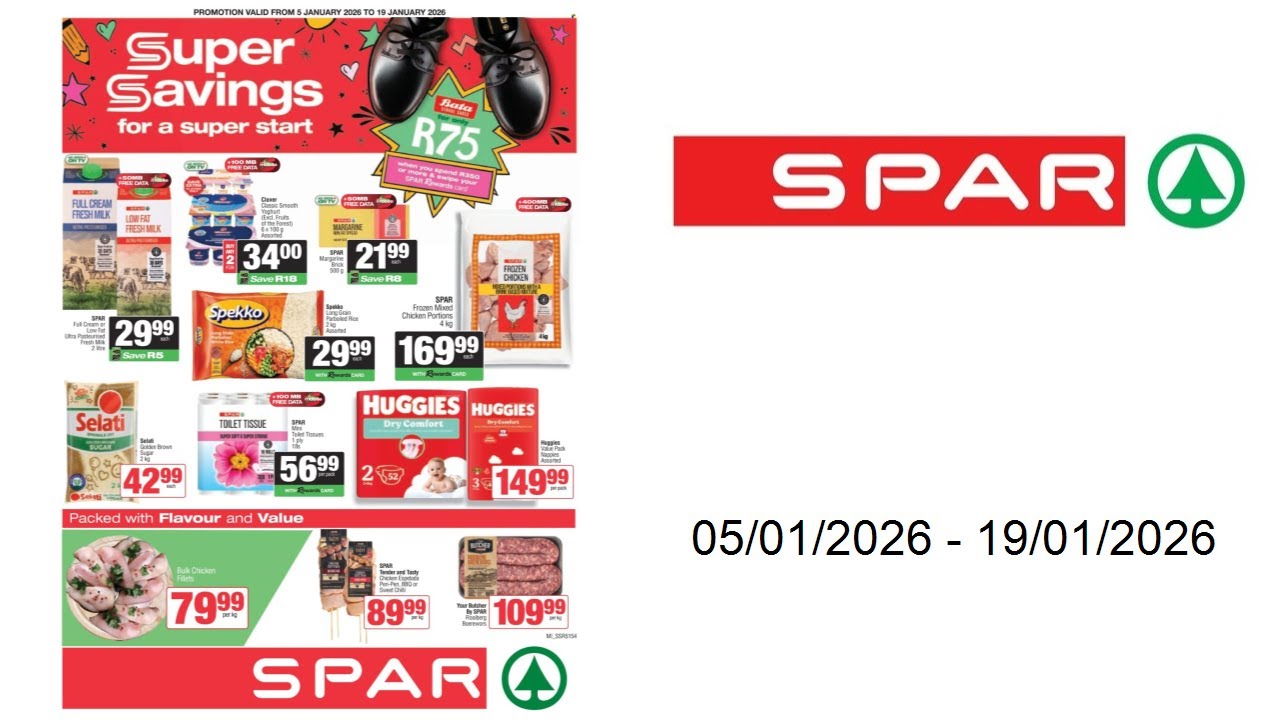 SPAR specials - Specials - 05/01/2026 - 19/01/2026 - YouTube