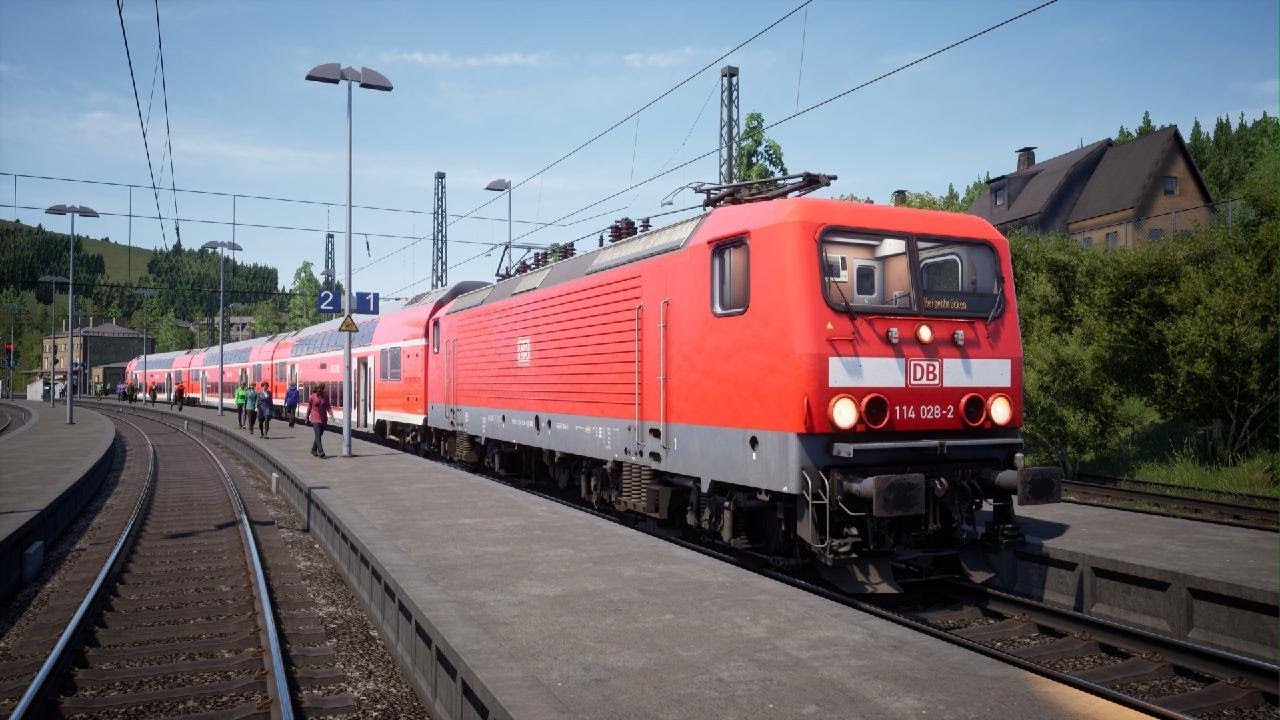 Train Sim World 5 DB BR 114 SIFA PZB ZZA AFB Main Spessart Bahn ...