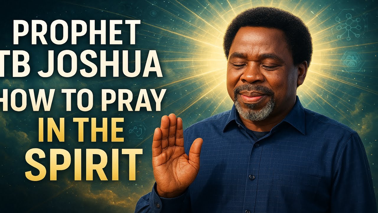Prophet TB Joshua Speaks about PRAYING in the Spirit #tbjoshua # ...