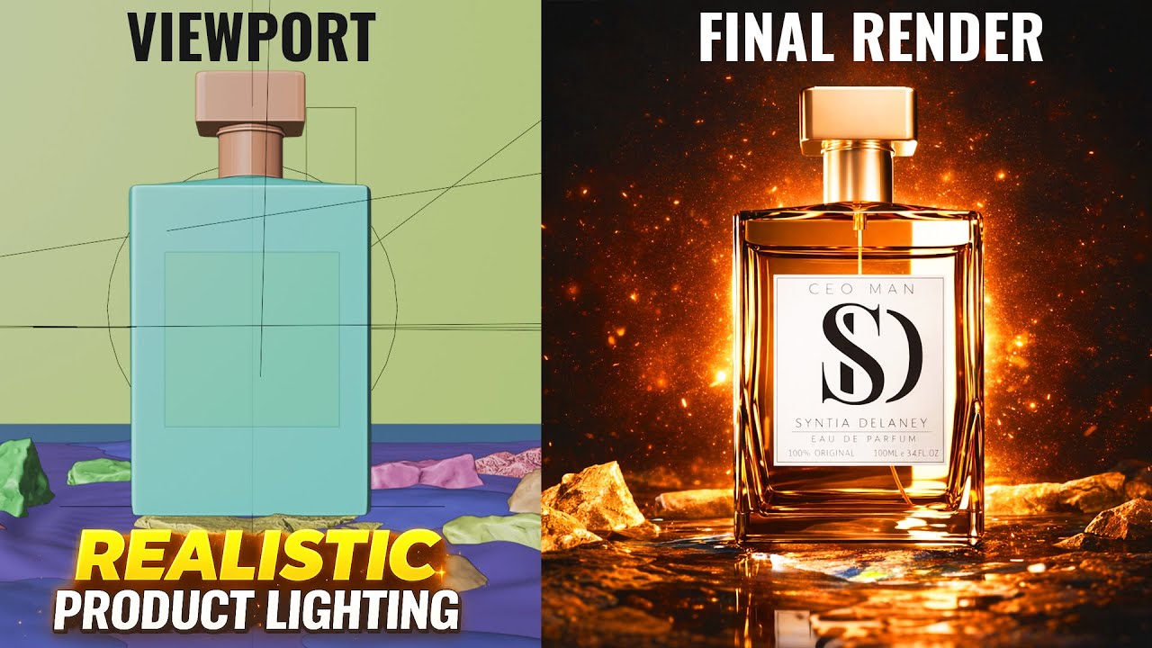 How to Create REALISTIC Product Lighting in Blender🔥(Step-by-Step) - YouTube