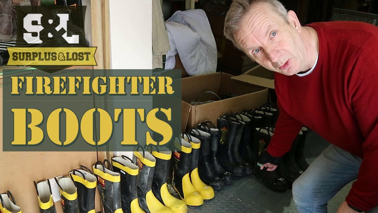 Fire Service Firefighter Boots Harvik Dunlop - YouTube