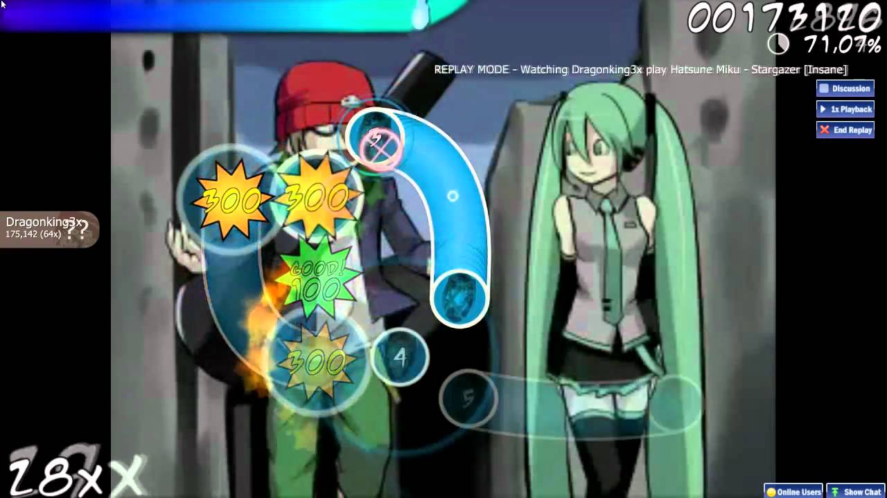osu! - Hatsune Miku - Stargazer [Insane] - YouTube