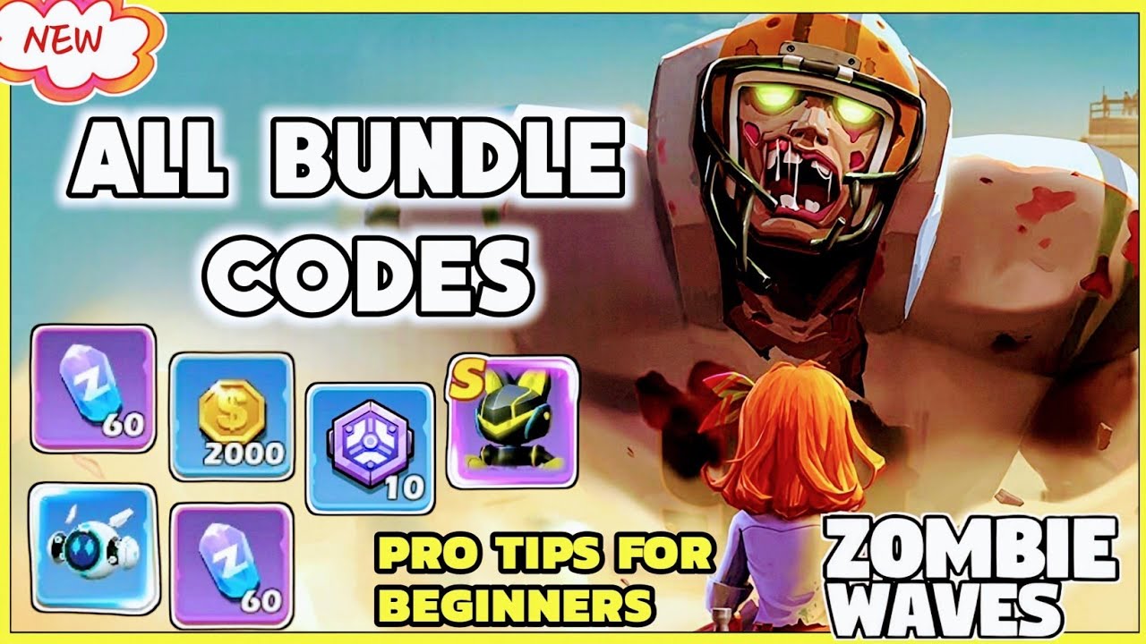 Zombie Waves!! New Codes 2024 | Zombie Waves Bundle Codes | Zombie ...