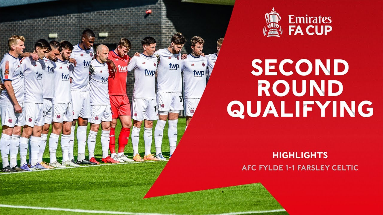 FA Cup Second Qualifying Round Highlights | AFC Fylde 1-1 Farsley ...