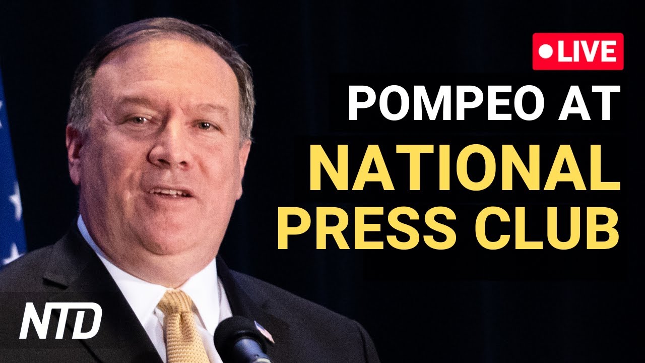 LIVE: Secretary of State Pompeo Speaks at the National Press Club in ...