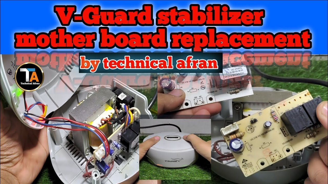 Vguard Stabilizer repair - YouTube
