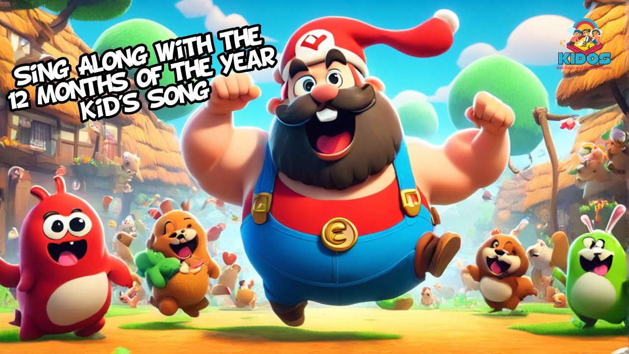 Sing Along with the 12 Months of the Year Kids Song - YouTube