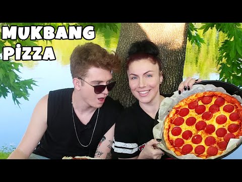 EV YAPIMI PİZZA MUKBANG | Melih'in DM'lerini Okuyoruz | Türkçe Mukbang