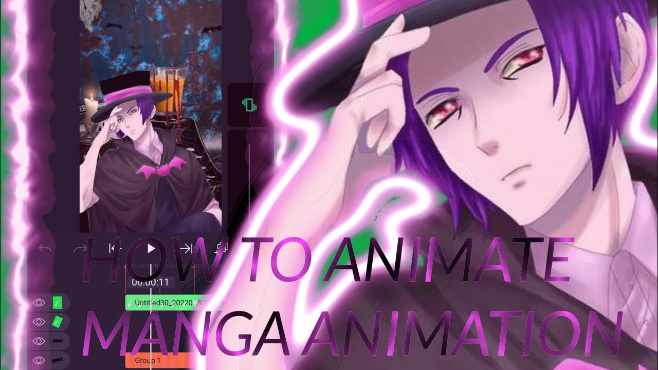 how to make manga panel animation on alight motion 📲 full tutorial for ...