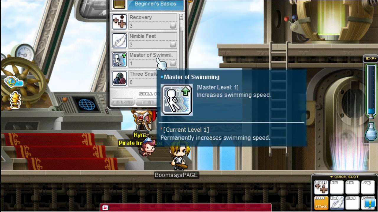 MapleStory Legend Cannoneer Guide Part 1 Level 1 to 20 - YouTube