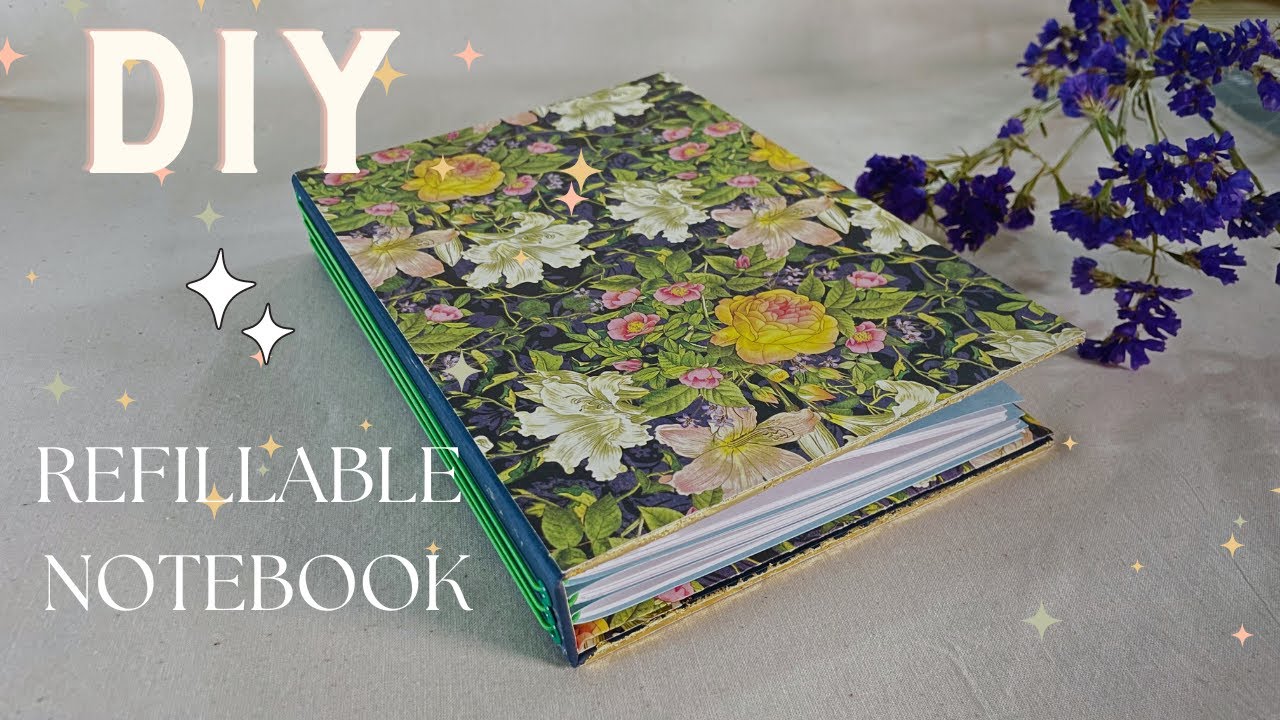 Step-by-Step Guide to Making Your Own Homemade Refillable Notebook ...