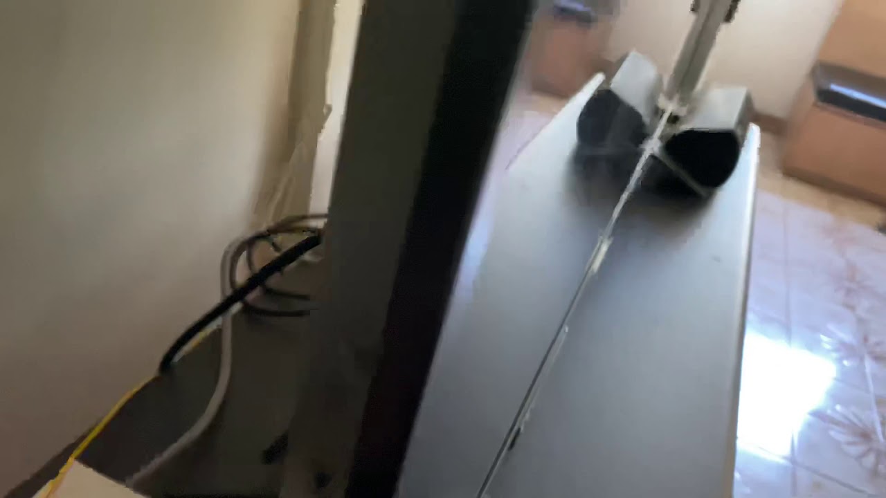 Faulty TV evidence for philips service center - YouTube