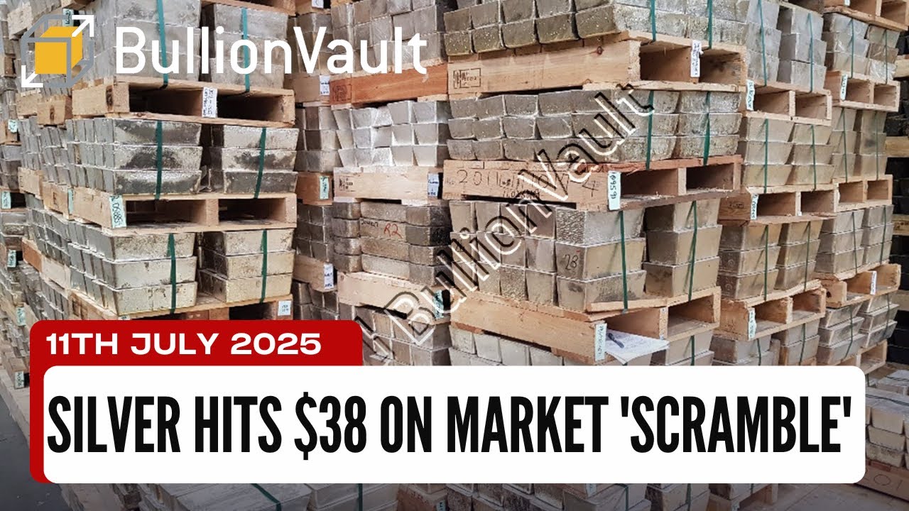 Silver Hits $38 on Market 'Scramble' - YouTube