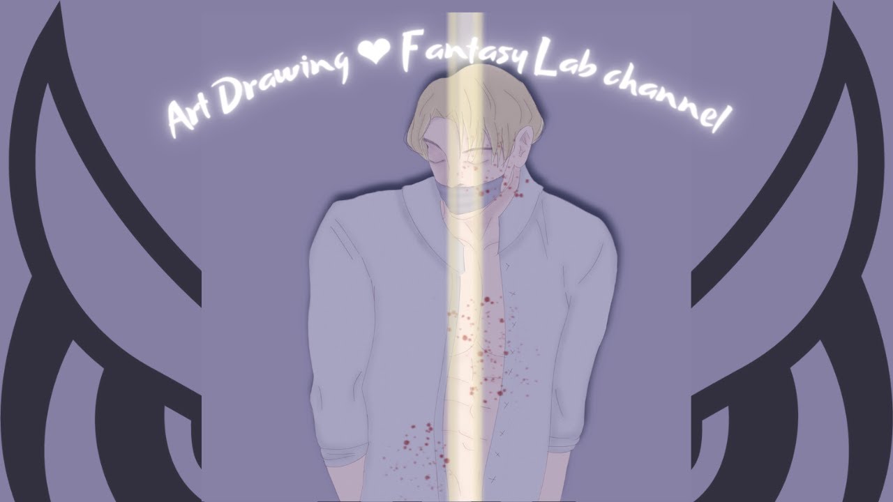 Masked in Melancholy: Drawing a Young Man Drenched in Blood and Tears ...