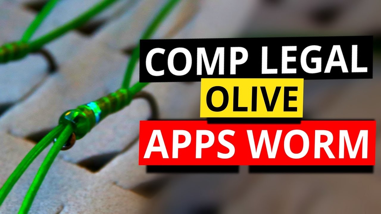 Olive Apps Worm - How To Tie an Olive Apps Worm For Fly Fishing - YouTube