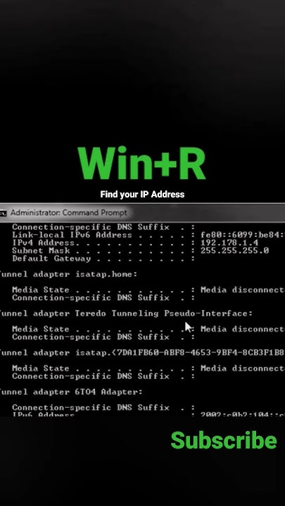 How Find ip Address on pc| Find your IP Address using CMD Command Prompt | - YouTube