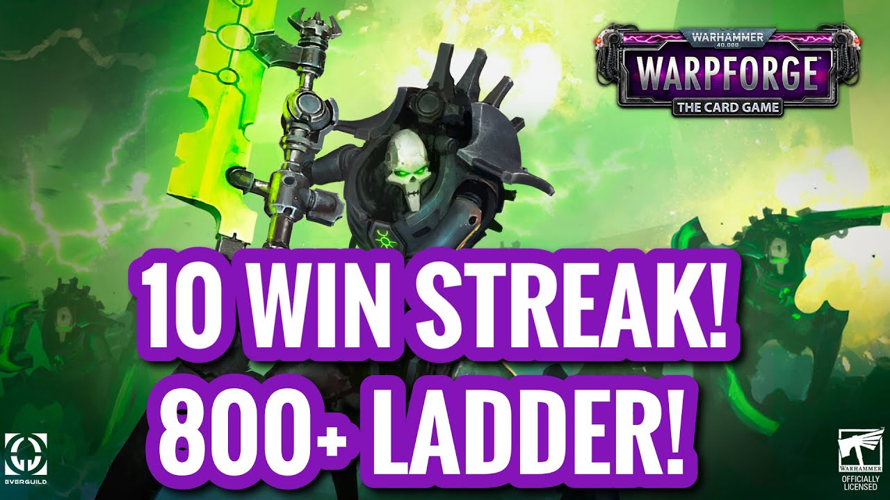 10 WIN STREAK! 800 PLUS LADDER POINTS! RELENTLESS MARCH | WARPFORGE ...