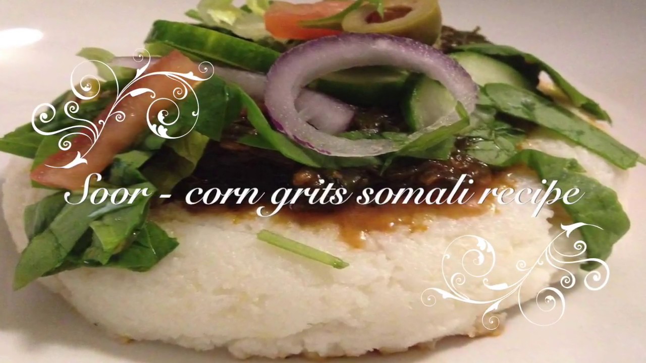 Soor - corn grits somali recipe - YouTube
