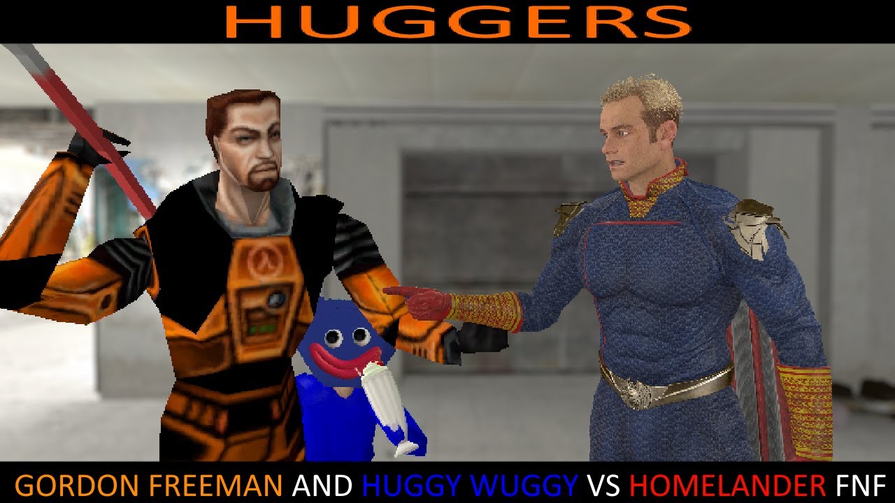 HUGGERS FNF (GORDON FREEMAN AND HUGGY WUGGY VS HOMELANDER) - PLAYABLE ...