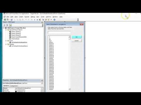 Macro for navigating between worksheets in Excel workbook with many ...