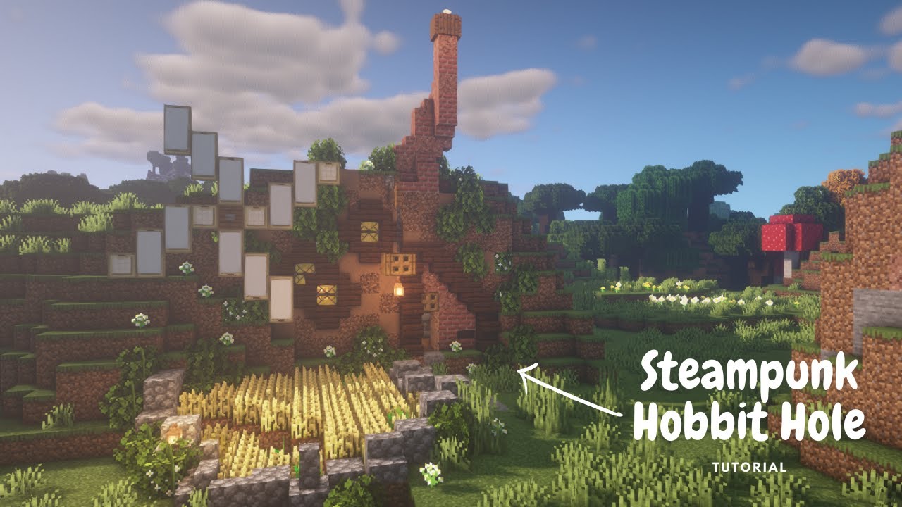 Steampunk Hobbit Hole :: How To Build Tutorial - YouTube