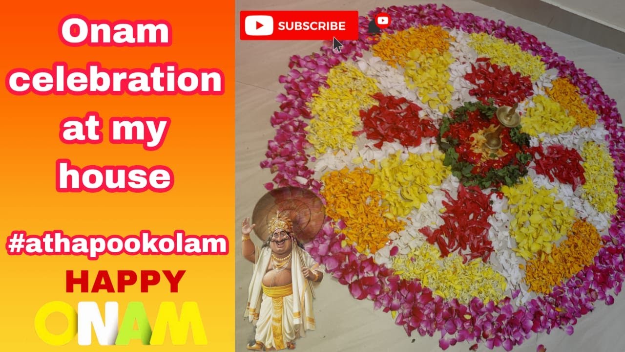 Onam pookoolam step by step outline || Onam pookoolam design || Rangoli ...