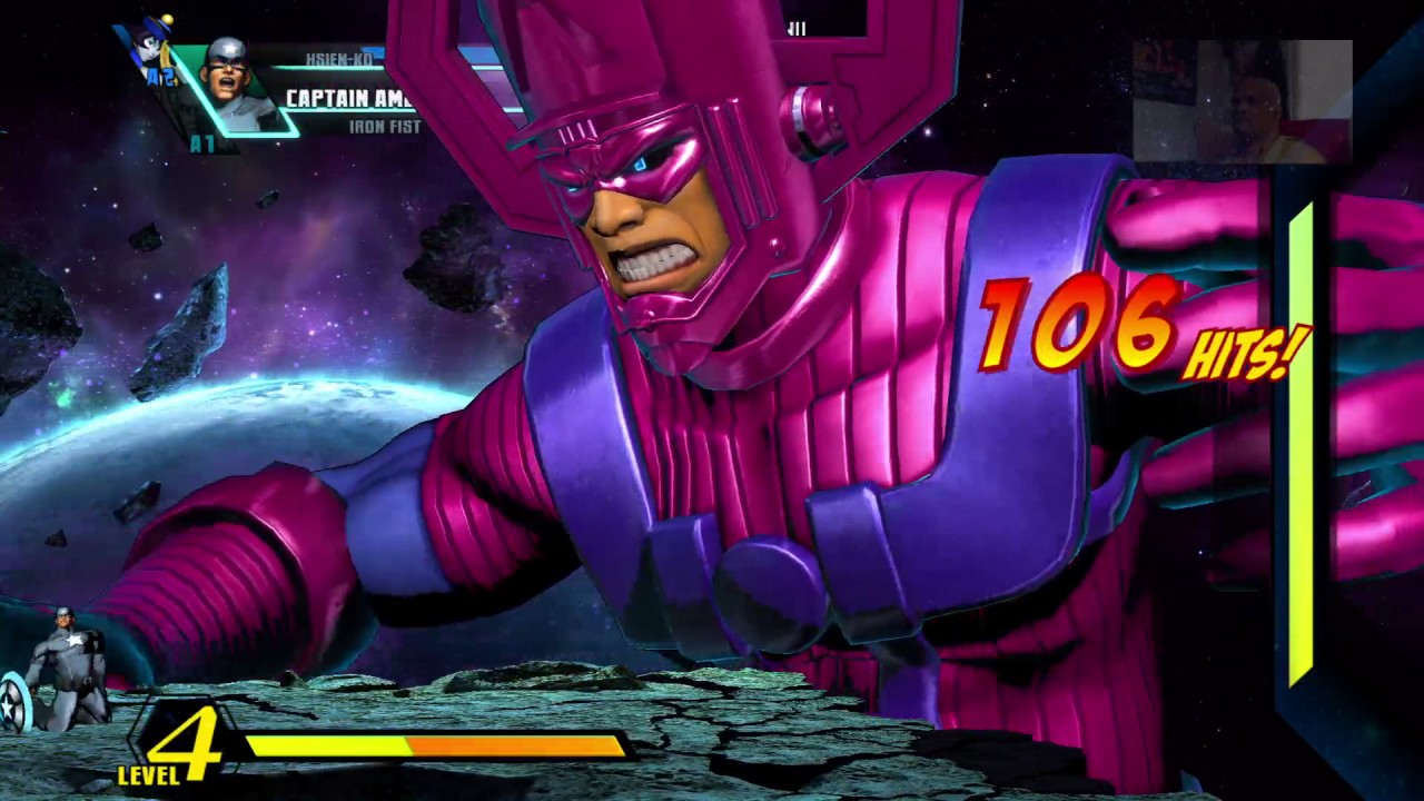 Rayne Phoenix vs Ultimate Marvel vs Capcom 3 on PS4 Pro Galactus Mode ...