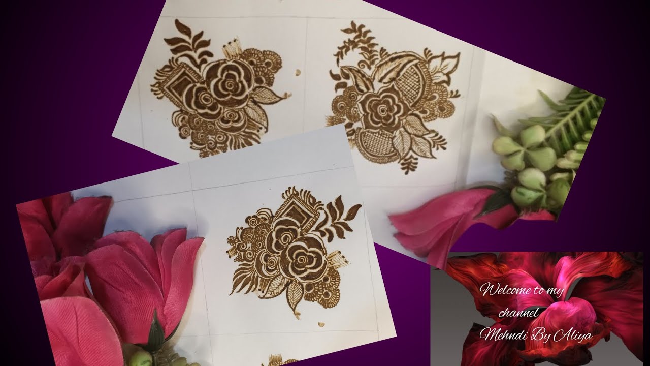 mehndi brunch design/bridal mehndi bunch design/how to learn mehndi ...